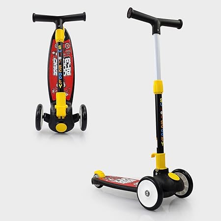 Parv International HUF Super Scooty Kids 3-Wheel Foldable Scooter ...